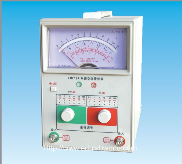 Dual channel AC Millivoltmeter--ELECTRICS AND ELECTRONICS, 21025